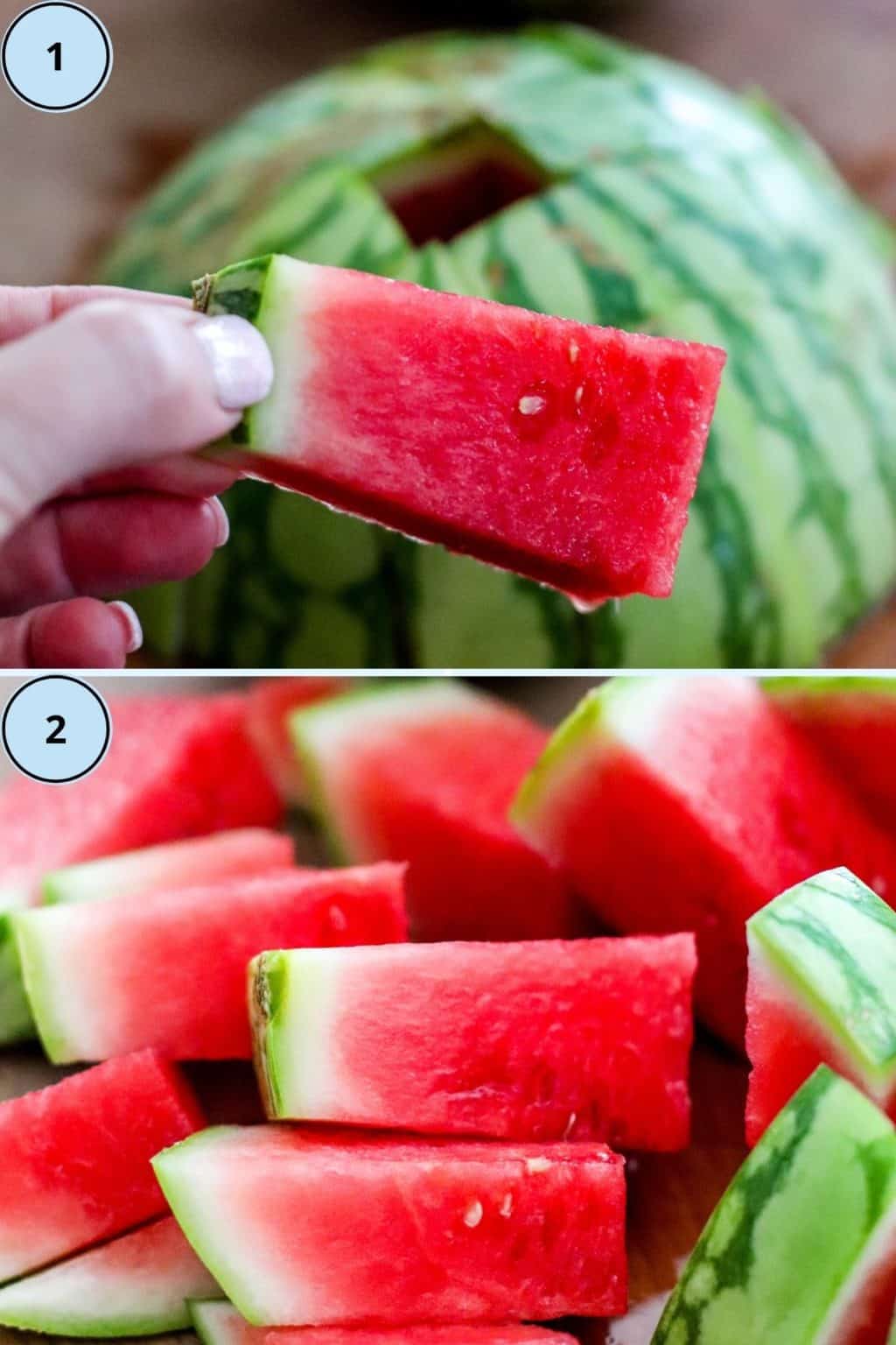 Watermelon Blueberry Salad without Honey - Veggies Save The Day