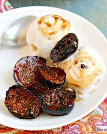 Caramelized Figs with Balsamic Vinegar - Veggies Save The Day