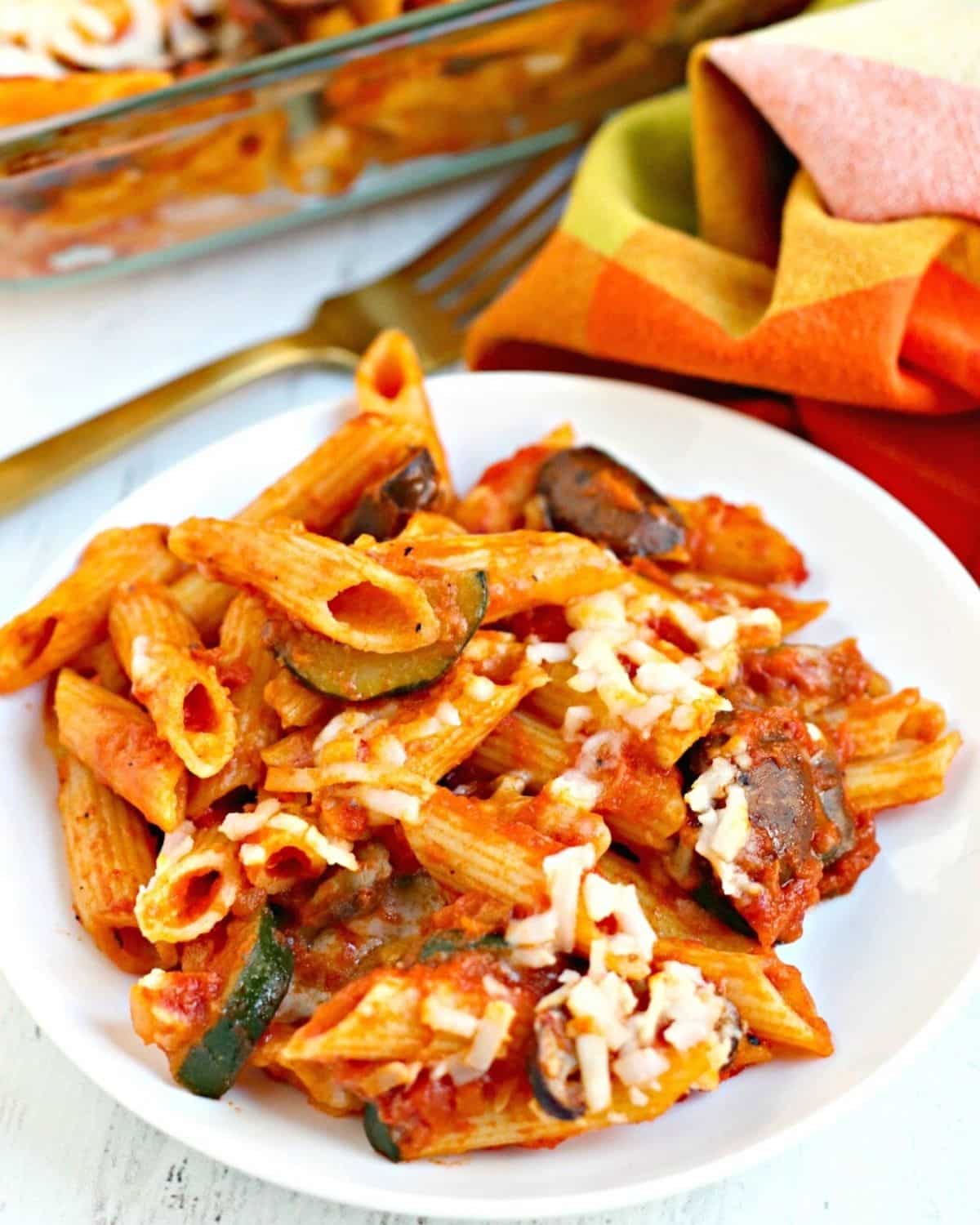 Easy Vegan Pasta Bake - Veggies Save The Day