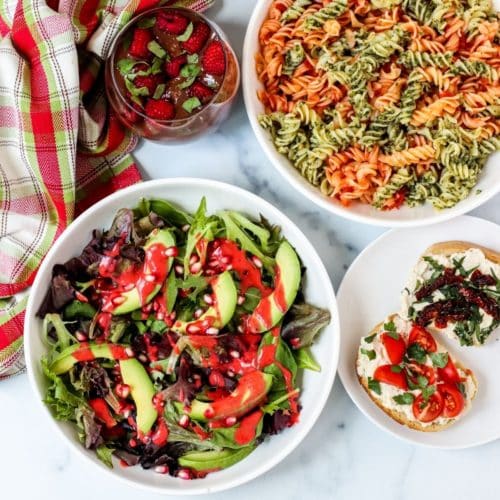 Red and Green Vegan 4-Course Cooking Class - Veggies Save The Day