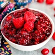 Maple-Sweetened Cranberry Raspberry Sauce - Veggies Save The Day