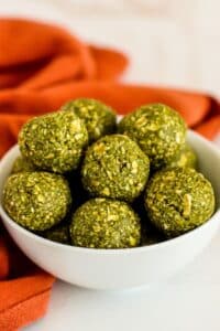 No Bake Coconut Matcha Balls - Veggies Save The Day