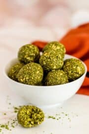 No Bake Coconut Matcha Balls - Veggies Save The Day