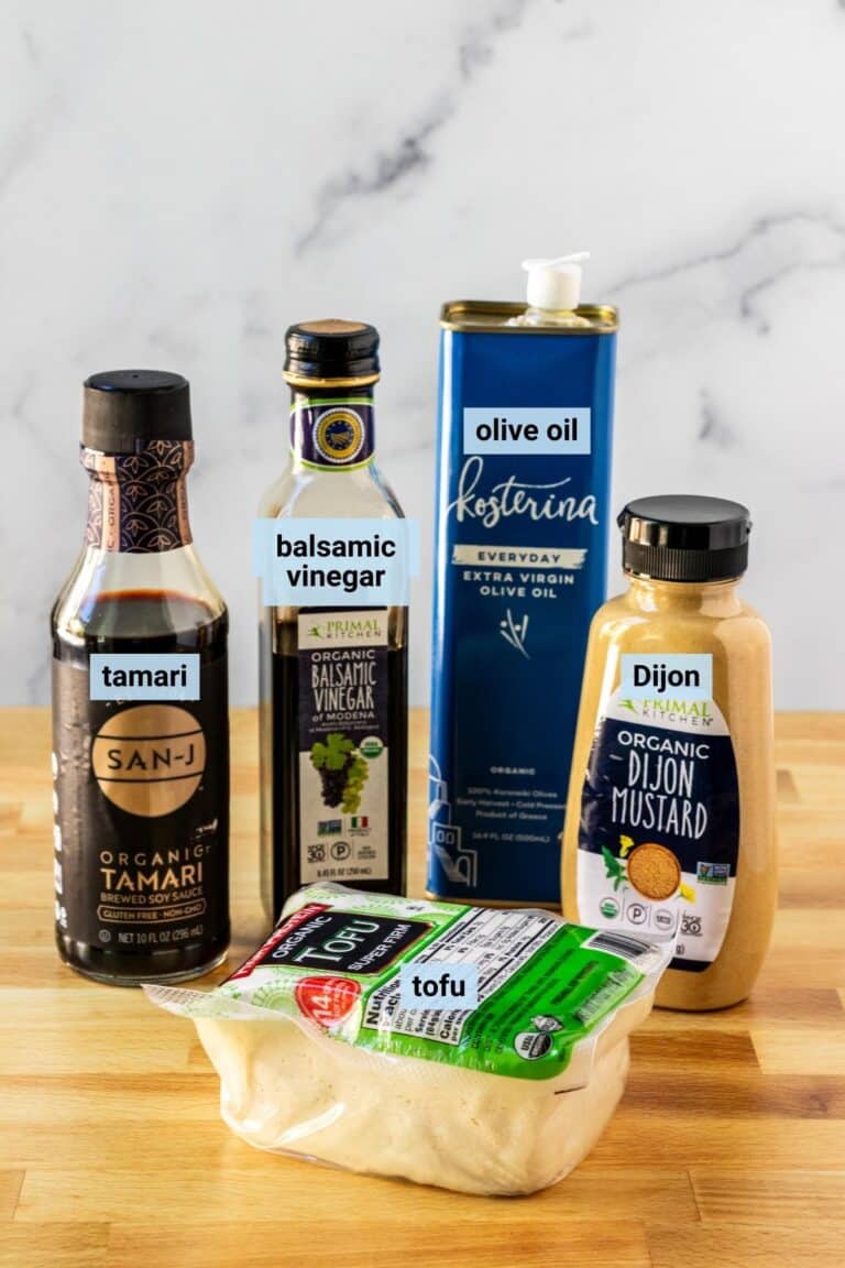 Saucy Skillet Balsamic Tofu - Veggies Save The Day