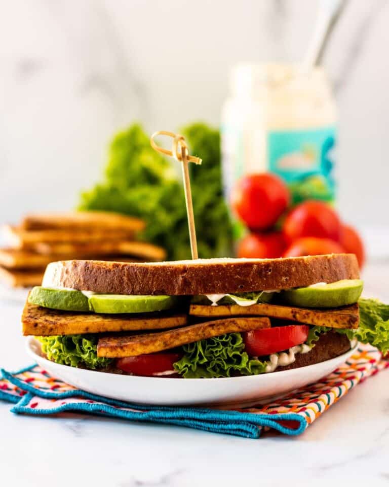 Baked Tofu Sandwich - Veggies Save The Day