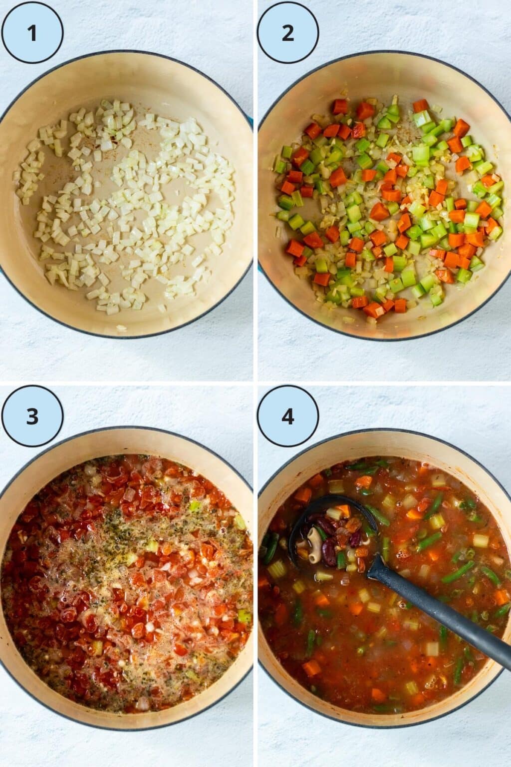Vegan Mix & Match Minestrone Soup - Veggies Save The Day